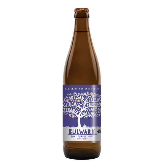 Bulwark Thai Purple Mist Craft Cider 5.8%, 500ml Bottle – Bulwark Cider ...