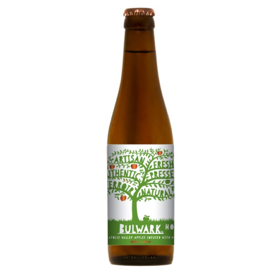 Bulwark Hopped Craft Cider 6.0%, 330ml Bottle – Bulwark Cider and Muwin ...