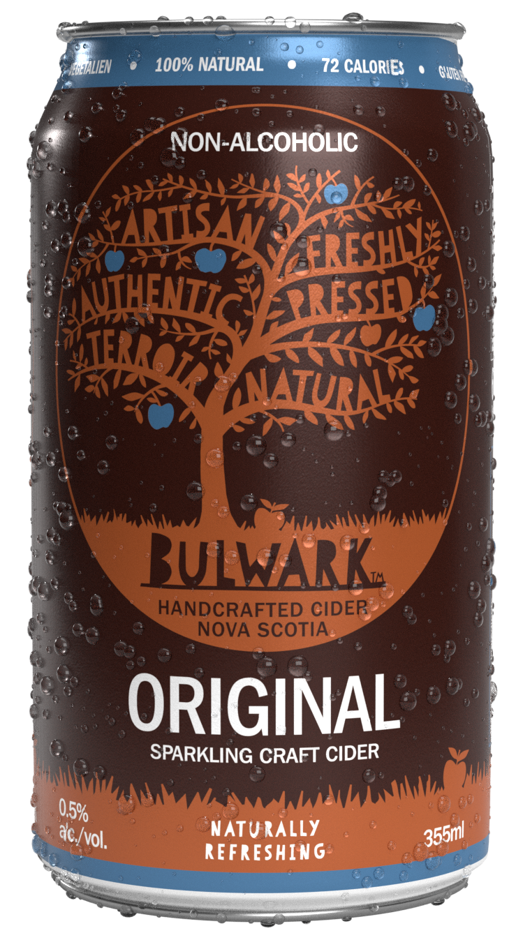 Bulwark Original Craft Cider 0.5%, 4x355ml Cans – Bulwark Cider and ...